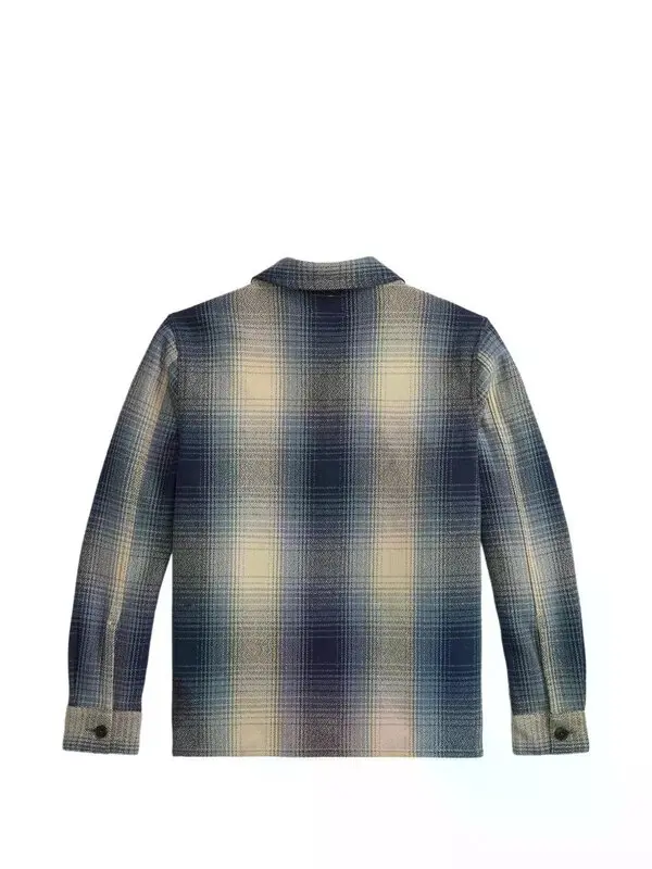 Ralph Lauren Check Button Wool Shirt