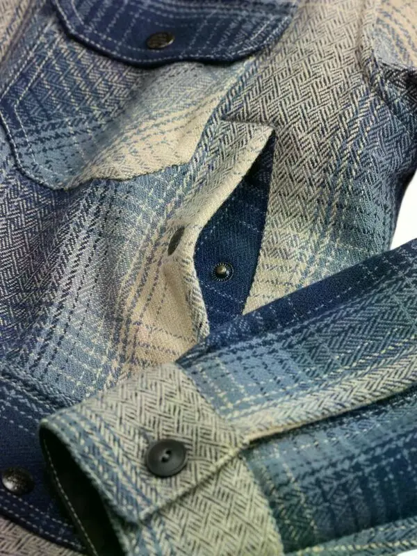 Ralph Lauren Check Button Wool Shirt