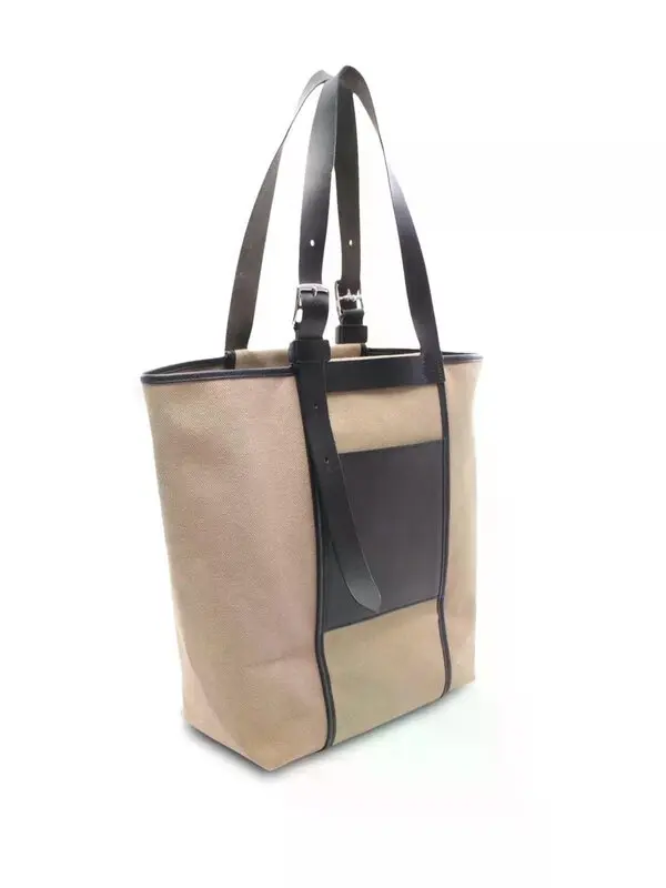 Hermès Toile Etriviere Pocket 27 Tote Bag