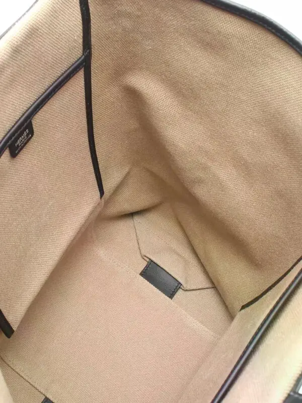 Hermès Toile Etriviere Pocket 27 Tote Bag