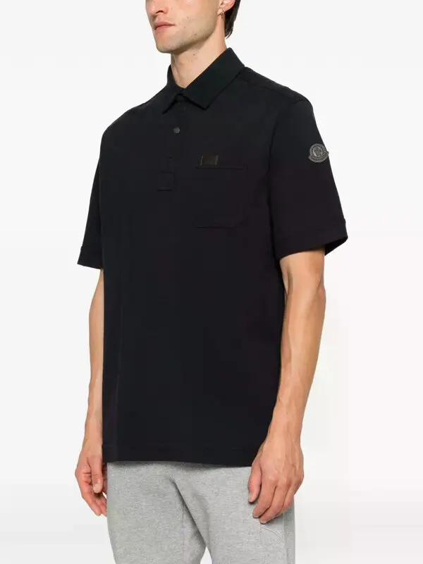 Moncler Logo-patch Chest-pocket Polo Shirt