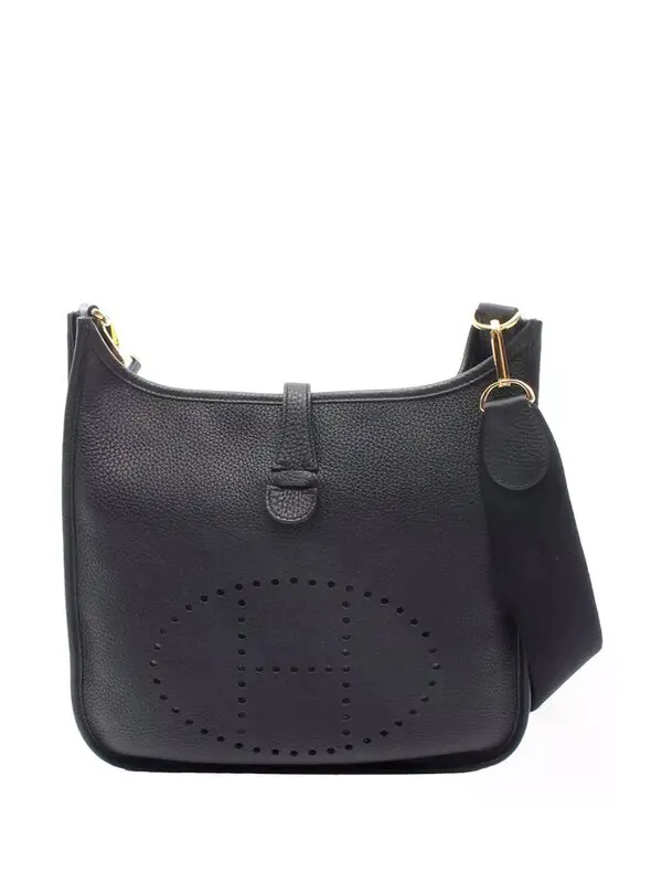 Hermès 29 Clemence Evelyne Iii Crossbody Bag - Black
