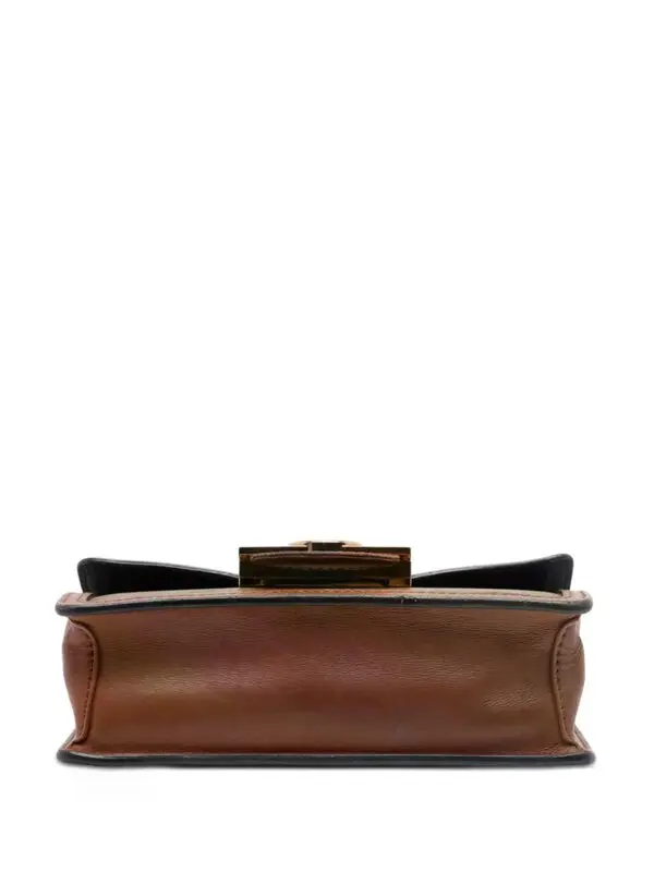LOUIS VUITTON Monogram Reverse Dauphine Wallet On Chain Crossbody Bag - Brown