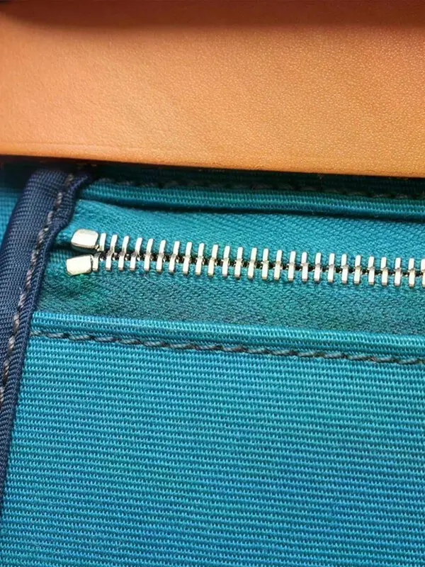 Hermès Toile Herbag Zip 31 Satchel - Blue