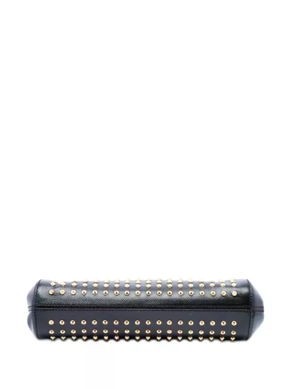 Burberry Studded Calfskin Padlock Crossbody Bag