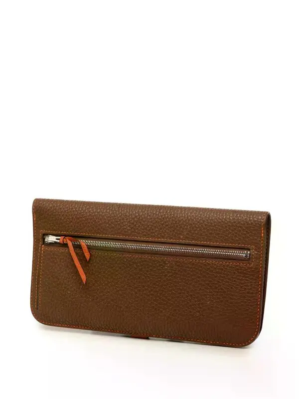 Hermès 2010 Togo Dogon Duo Wallet Gm Long Wallets