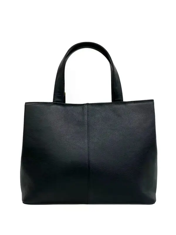 Burberry Leather Tote Handbag