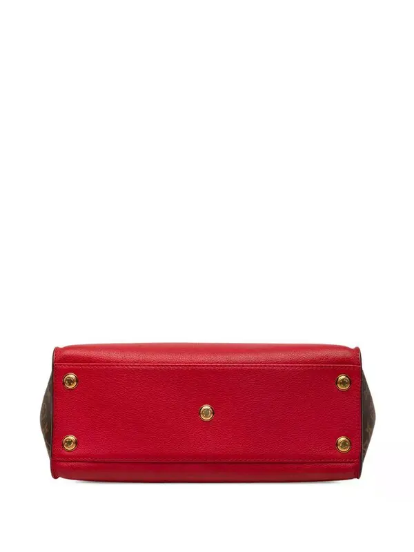 LOUIS VUITTON Monogram On My Side Mm Satchel - Red