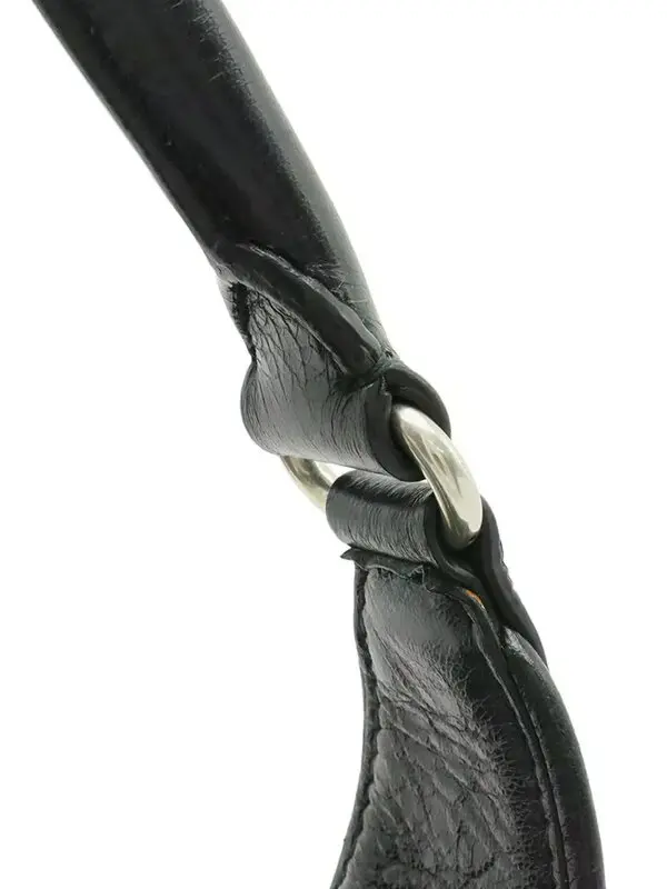 Balenciaga Medium Lambskin Arena Raver Shoulder Bag - Black