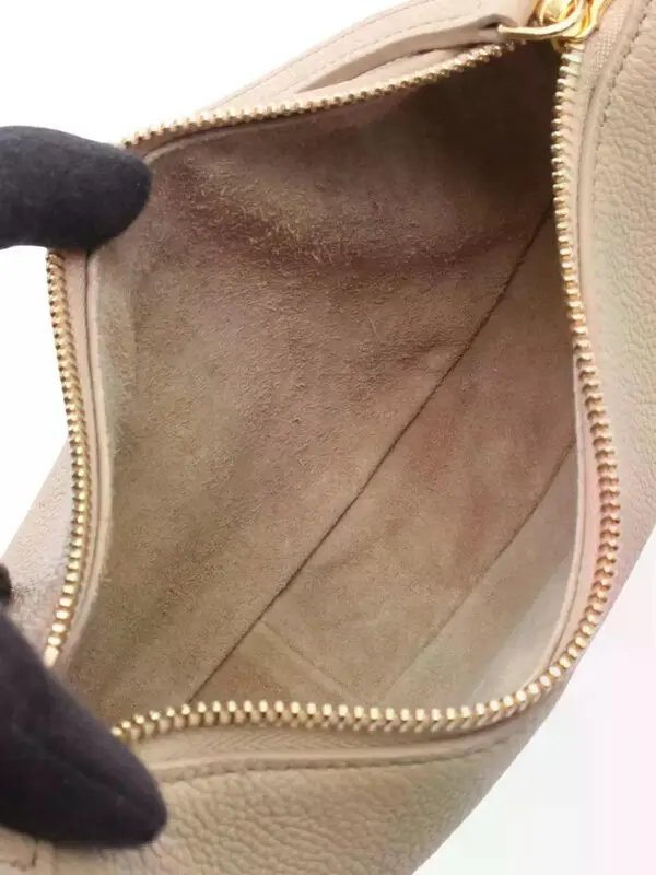 Celine Leather Satchel - Neutrals