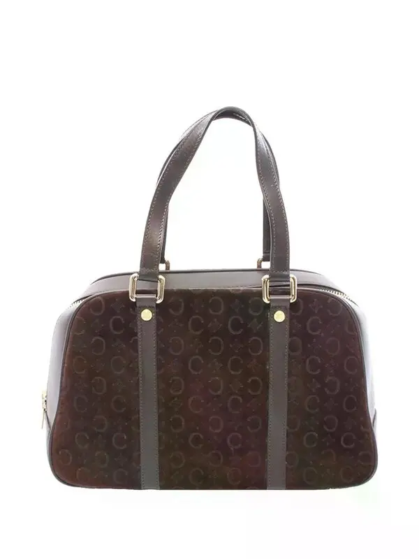 Celine Macadam Suede Handbag
