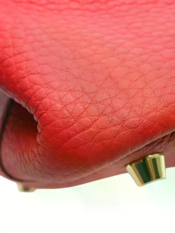 Hermès Clemence Picotin Lock 18 Handbag - Red