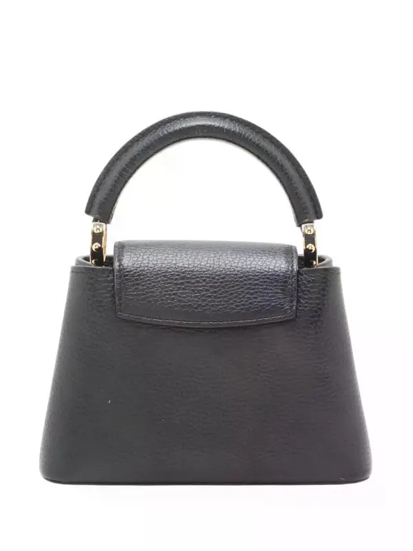 LOUIS VUITTON Taurillon Mini Capucines Satchel