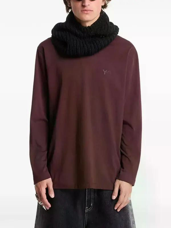 Y3 Logo Print Long Sleeve T-shirt