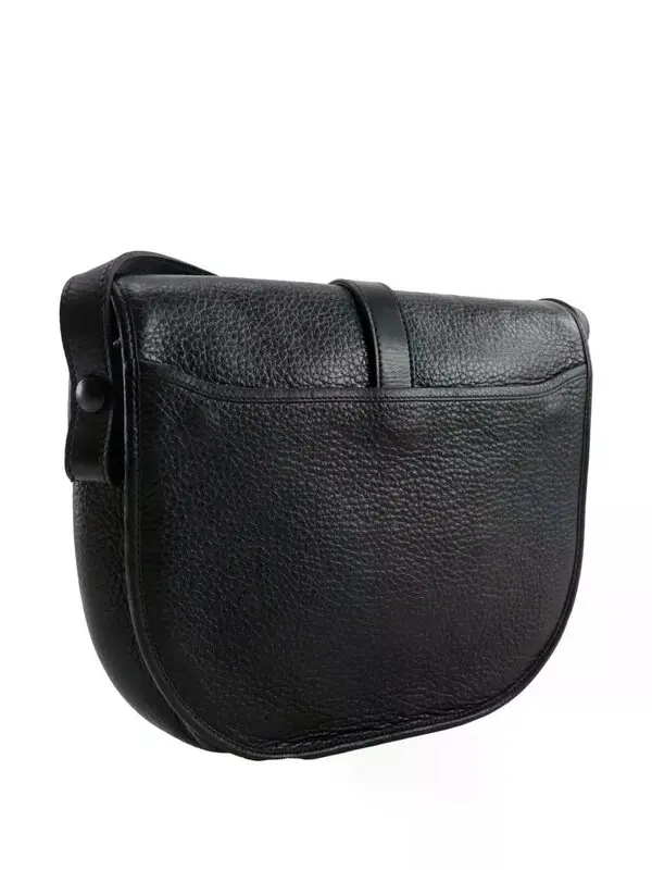 Dior Leather Flap Crossbody Bag - Black