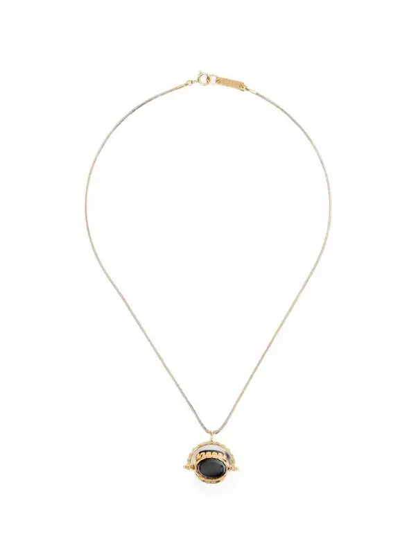 Isabel Marant Étoile Hanae Rotating Pendant Necklace - Gold