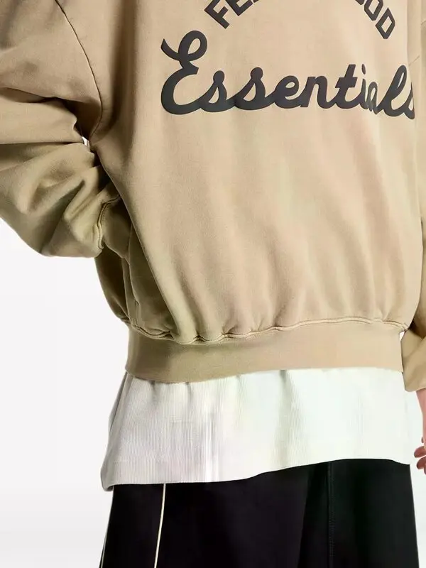 Fear Of God Logo Print Hoodie