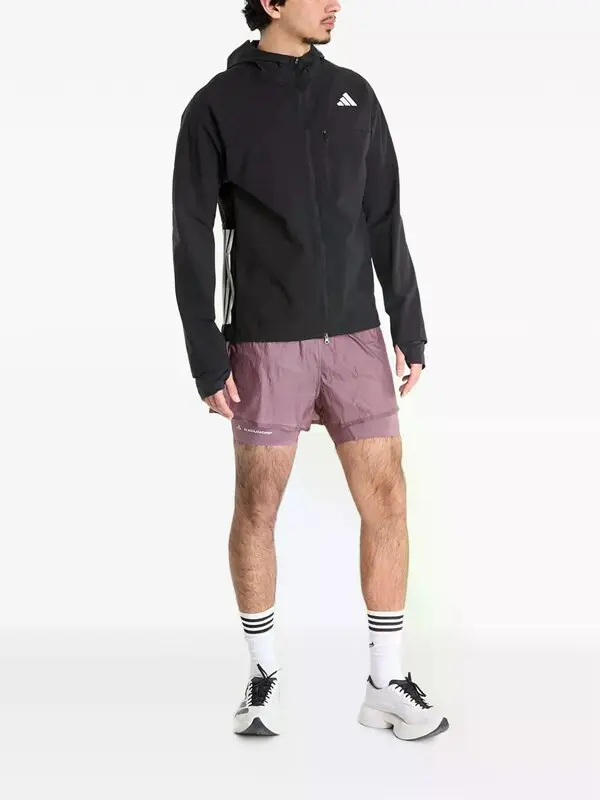 Adidas Logo Print Hooded Jacket