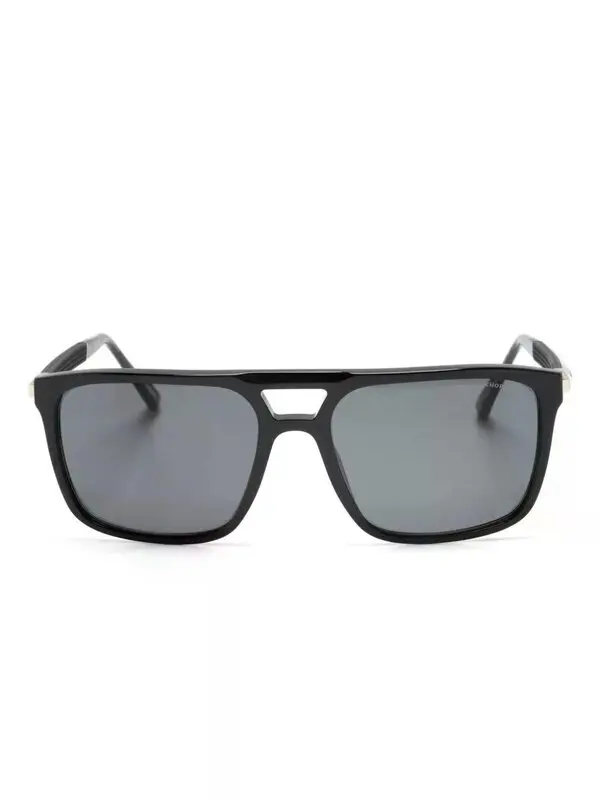Chopard Square Frame Sunglasses - Black