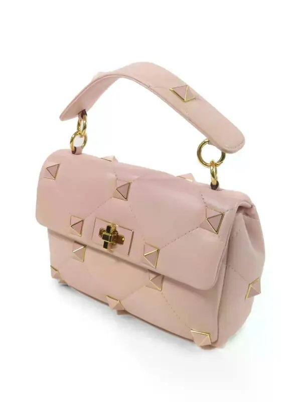 Valentino Garavani Rockstud Quilted Shoulder Bag - Pink