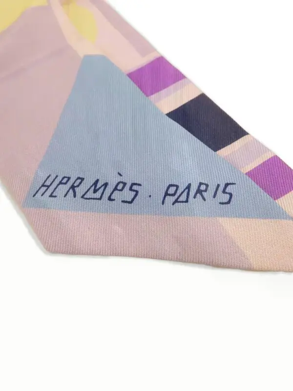 Hermès Sea Surf And Fun Twilly Scarf - Purple