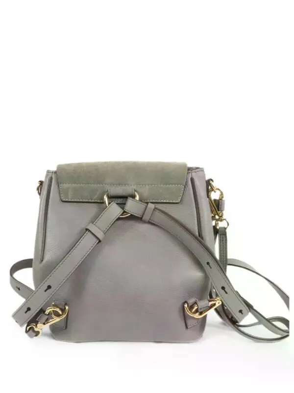 Chloé Faye Ring Detail Backpack - Blue