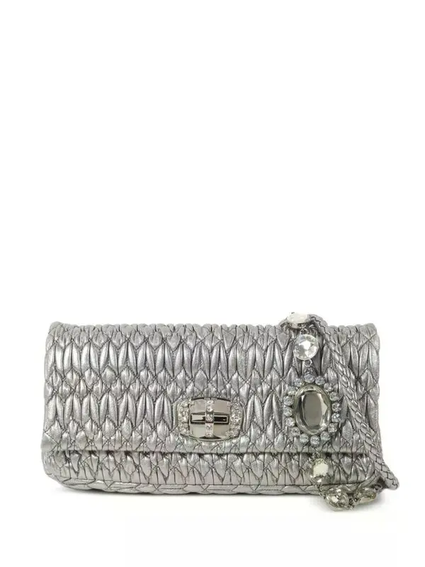 Miu Miu Crystal-embellishment Clutch Bag