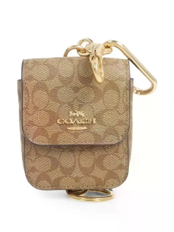 COACH VINTAGE Logo-plaque Bag Charm
