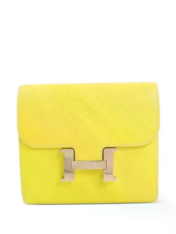 Hermès Constance Slim Epsom Wallet - Yellow