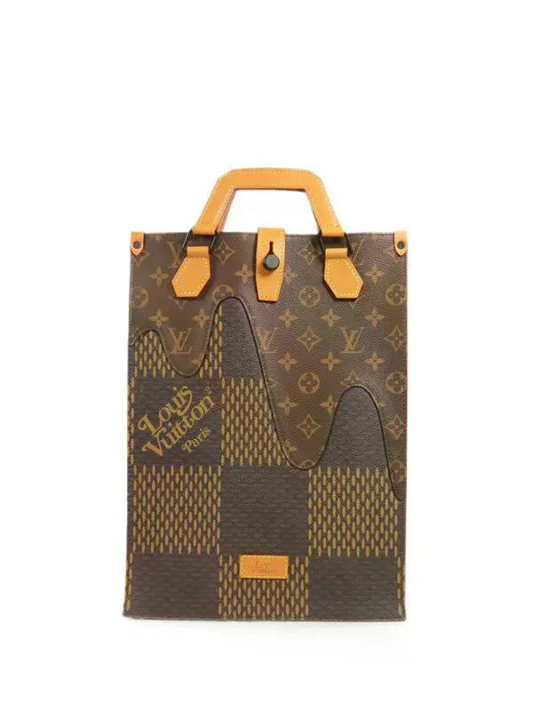 LOUIS VUITTON Monogram Damier Giant Tote Bag - Brown