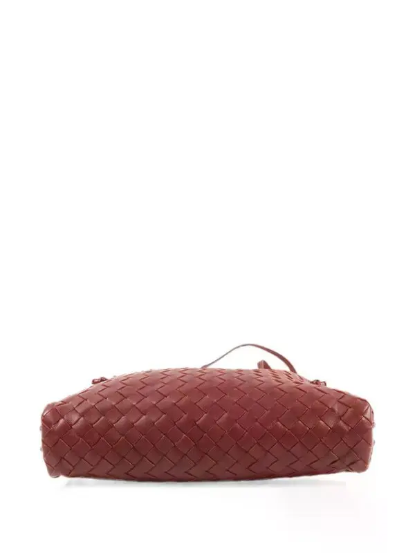 Bottega Veneta Intrecciato Shoulder Bag - Red
