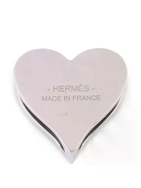 Hermès Enamel Heart Teapot Motif Charm