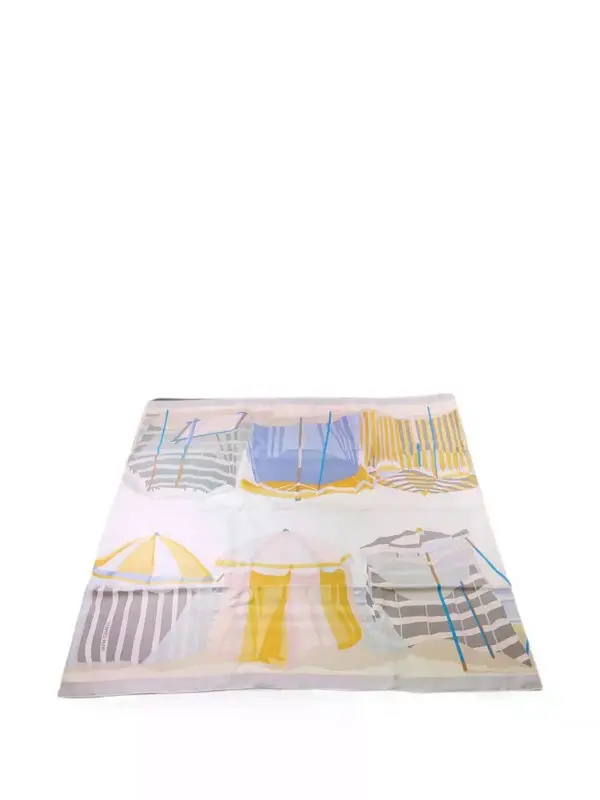 Hermès Beach-print Scarf