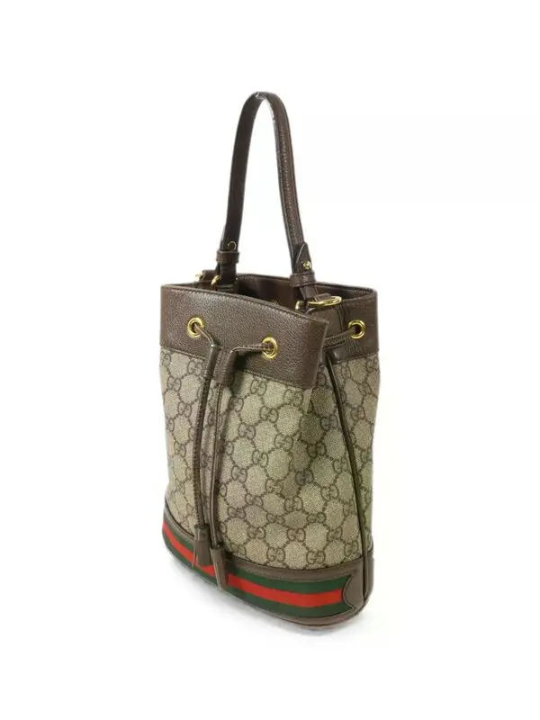 Gucci Ophidia Monogram Bucket Bag