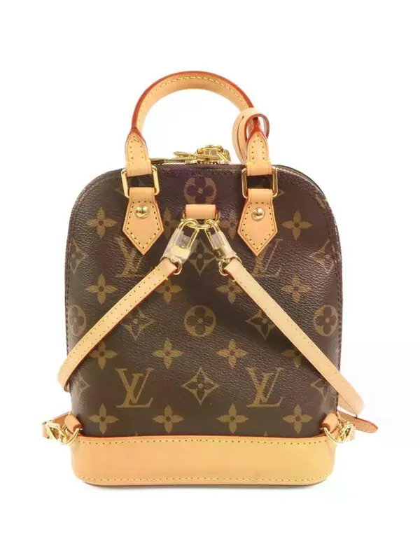 LOUIS VUITTON Alma Monogram Backpack