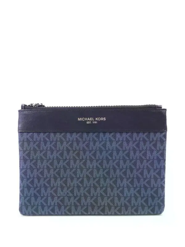 Michael Kors Monogram Pattern Clutch Bag