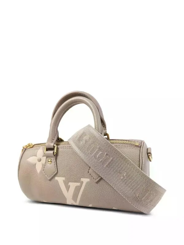 LOUIS VUITTON Papillon Bb Monogram Empreinte Tote Bag - Neutrals
