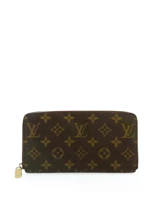 LOUIS VUITTON Monogram Zippy Wallet - Brown