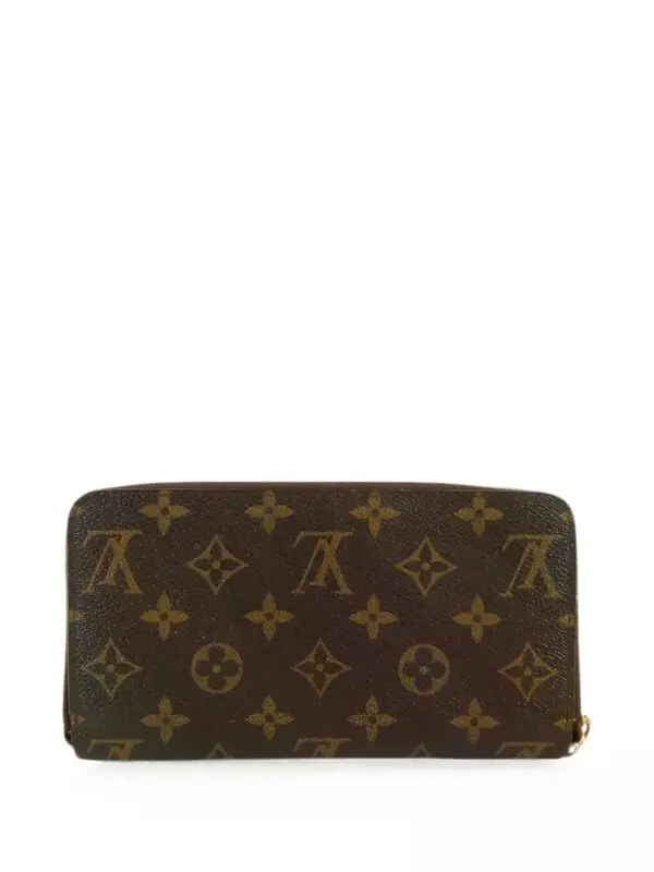 LOUIS VUITTON Monogram Zippy Wallet - Brown