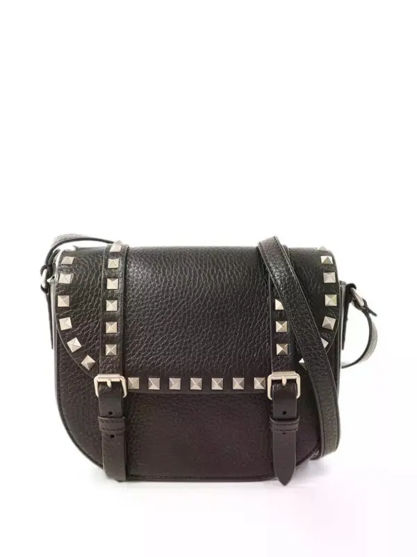 Valentino Garavani Rockstud Messenger Bag - Black