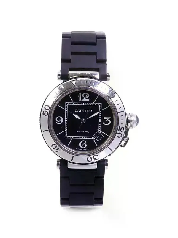 Cartier Pasha Seatimer Automatic Watch - Black