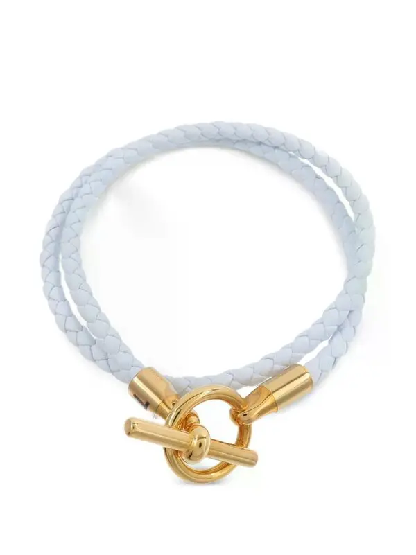 Hermès Glenan Double Tour Leather Bracelet - Gold