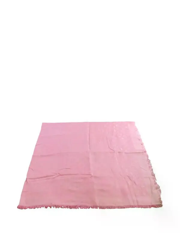 LOUIS VUITTON Monogram Frayed Scarf