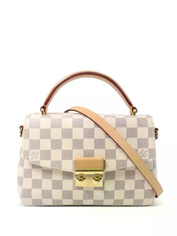 LOUIS VUITTON Croisette Two-way Handbag - White
