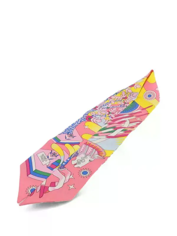 Hermès Twilly Graphic-print Scarf