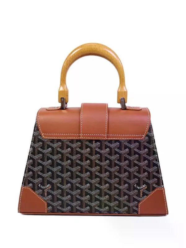 Goyard Saigon Structured Handbag - Brown