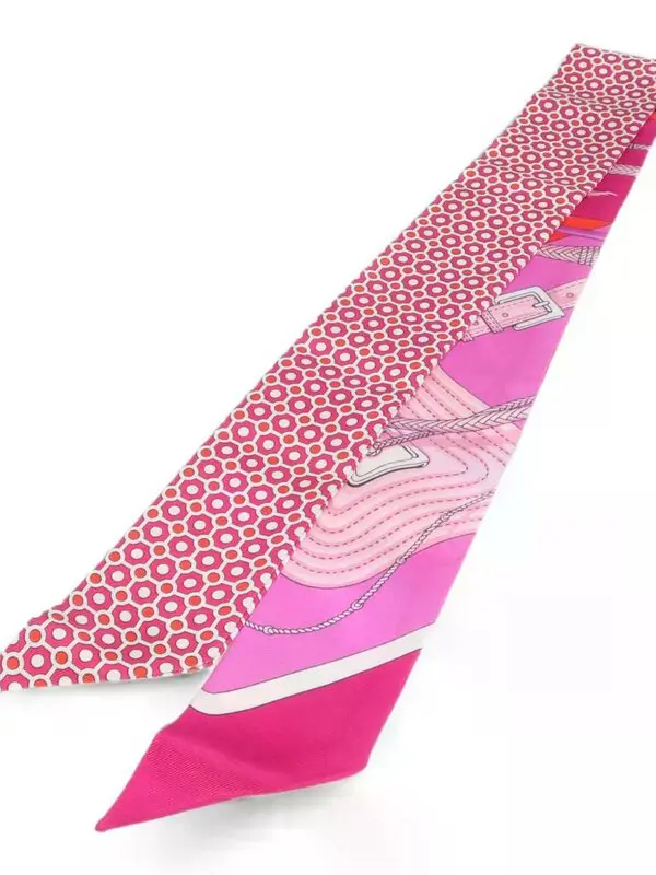Hermès Silk Scarf - Pink