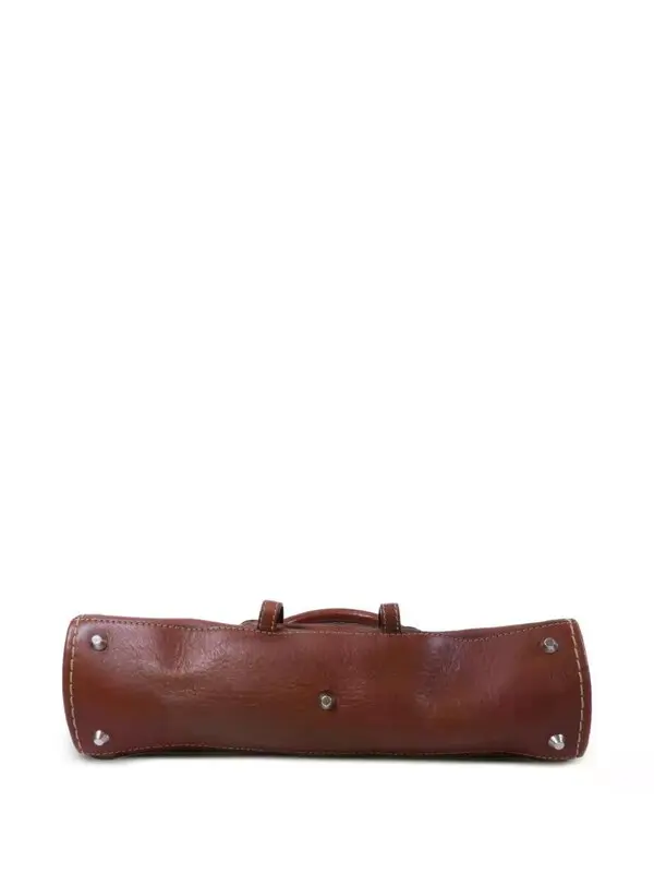 Chloé Leather Tote Bag With Buckle Detail