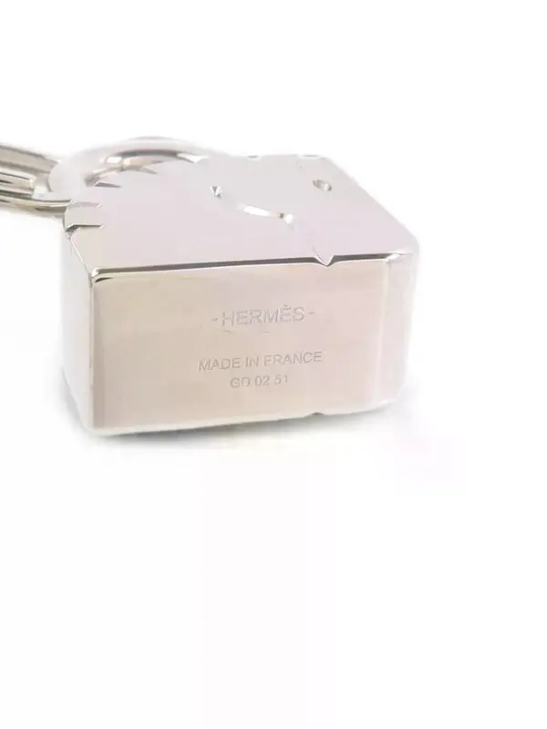 Hermès Tone Horse Head Padlock Keyring