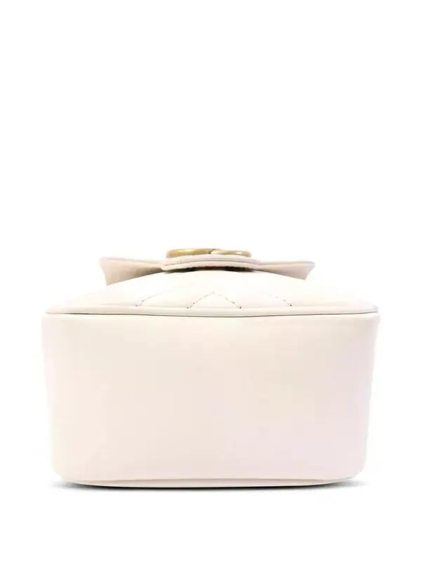 Gucci Mini Gg Marmont Bucket Bag - Neutrals